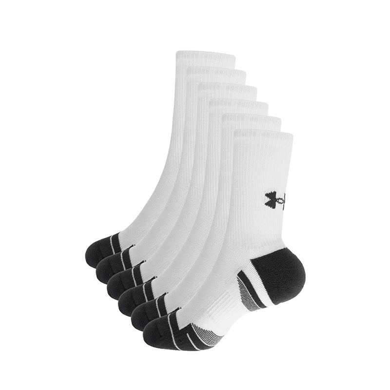 TRAINING 6PK CREW K UNDER ARMOUR KIDS ACCESSORIES - Available at RUBINO